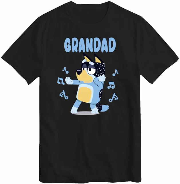 Bluey Granddad Family Grand Father Old Grumpy Birthday Holiday Gift T ...