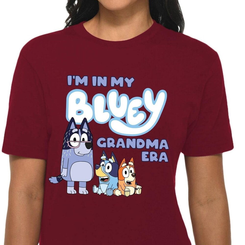 In My Bluey Grandma Era Shirt, In My Bluey Grammie Era T-Shirt, In My ...
