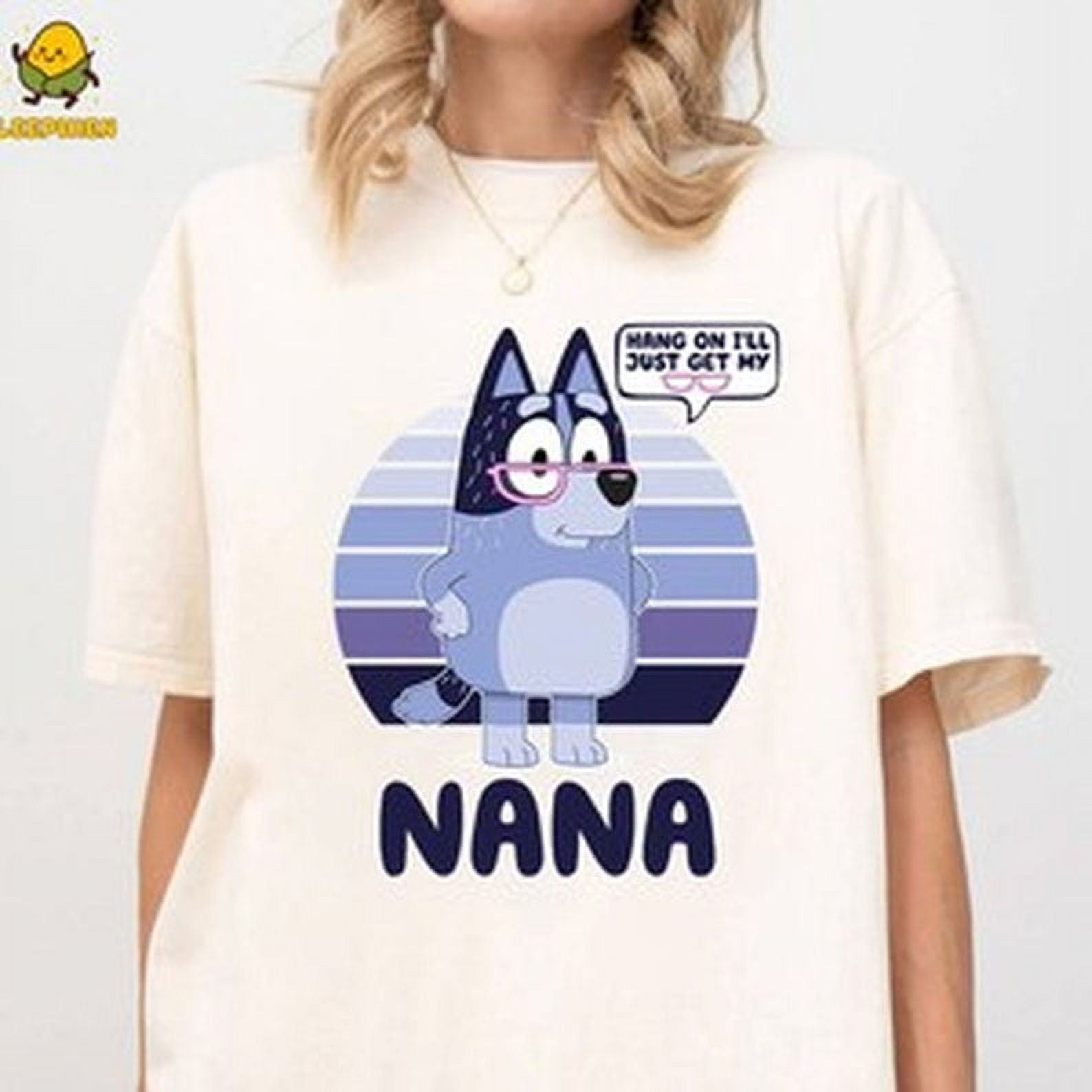 Bluey Grandma Shirt Hang on Ill just get my glasses Bluey Nana Shirt ...