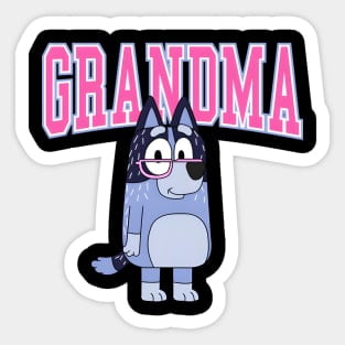 Bluey Grandma Sticker Bluey Stickers For Kids, Bluey Stickers Party ...