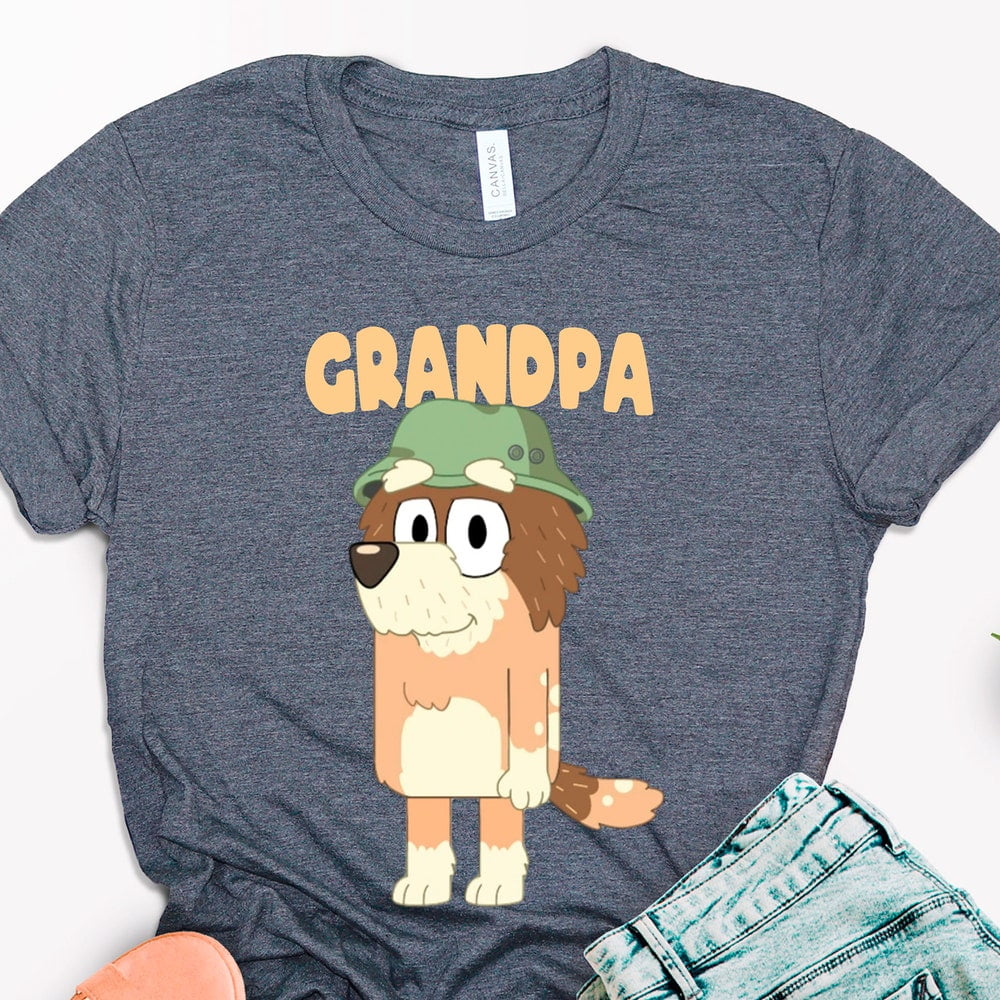 Bluey Grandpa Shirt, Bluey Dad Shirt, Bluey Granddad Shirt, Bluey ...