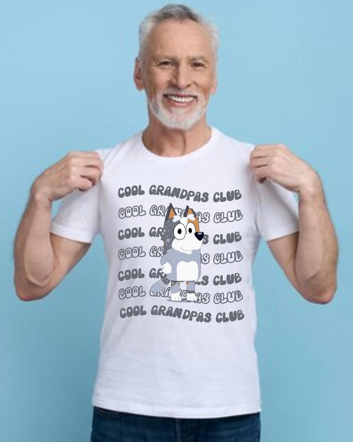 Bluey Grandpas Club Shirt, Bluey Inspired Grandpa Tee, Unisex S-5Xl Hot ...