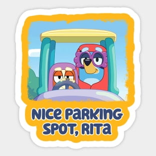 Bluey Grannies Janet And Rita Sticker Bluey Stickers For Kids, Bluey ...
