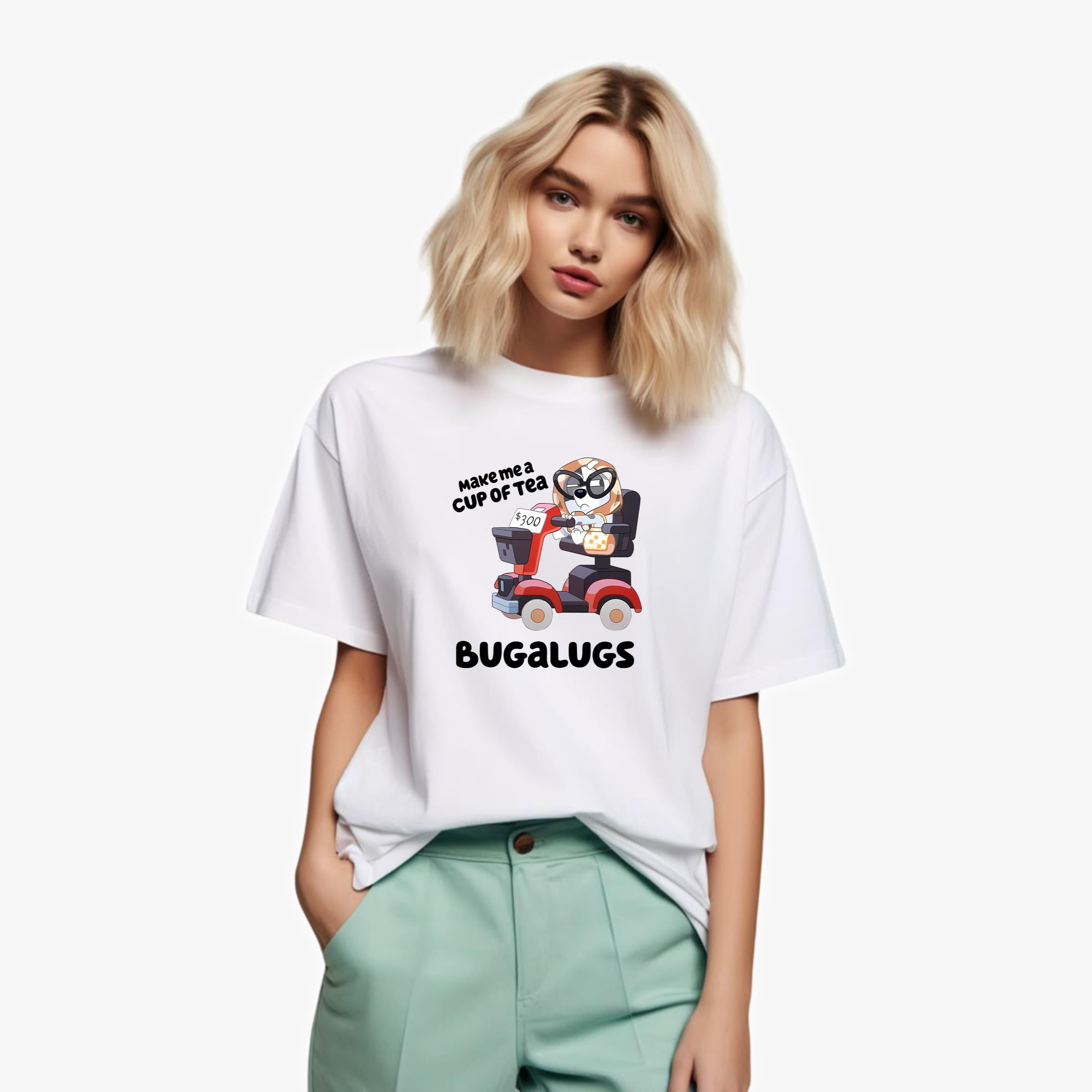 Bluey Granny Bugalugs Muffin T-Shirt Grouchy Grannies Fun, for men ...