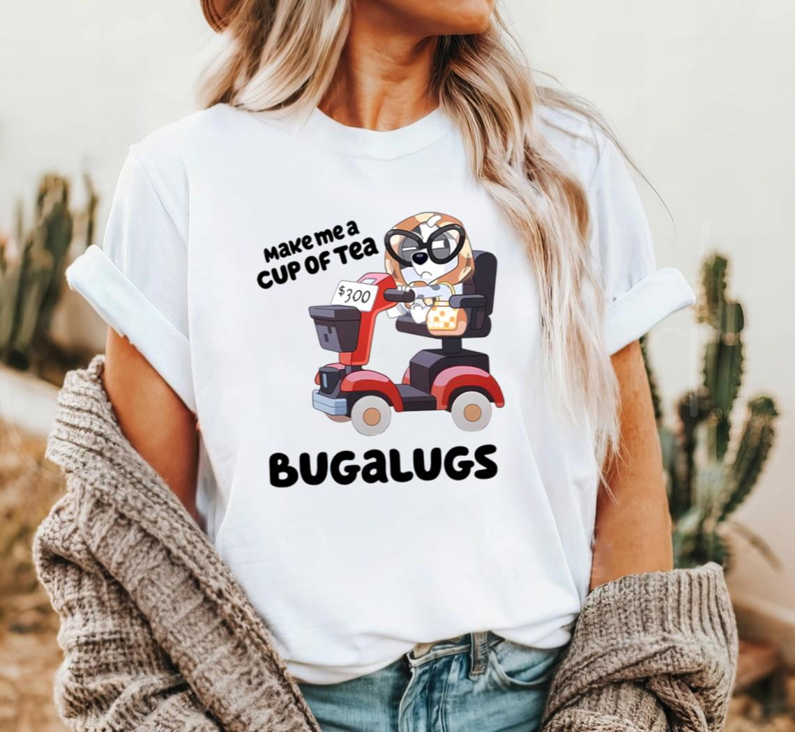 Bluey Bluey Granny Bugalugs Shirt, Muffin Grounchy Granny Shirt, Muffin ...