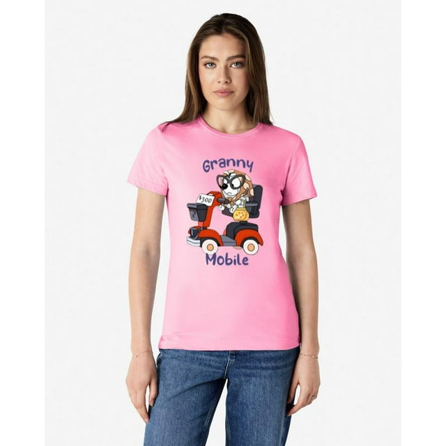 Bluey Granny Mobile Muffin Mom T-Shirt Mothers Day G, for men & women, up to size 5XL. - Walmart.com