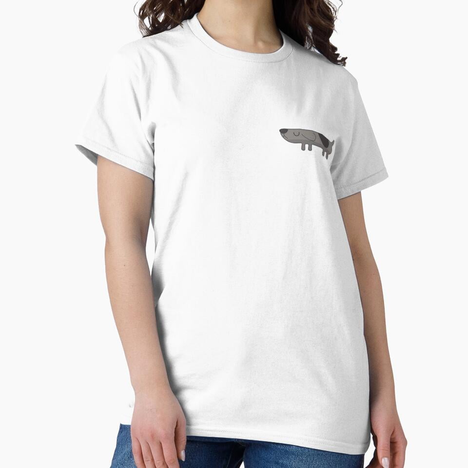 Bluey Grey Long Dog Classic T-Shirt - Walmart.com