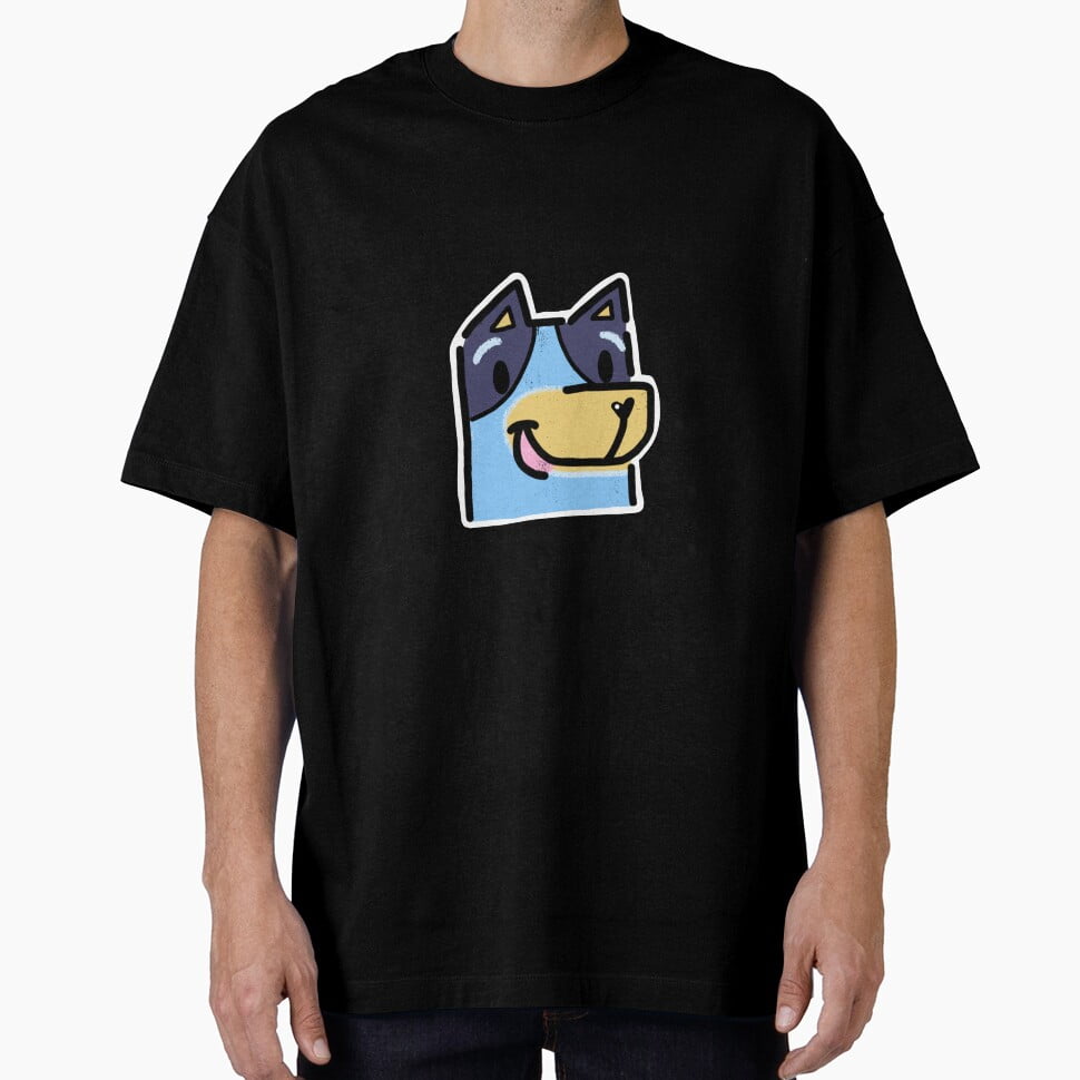 Bluey Happy Bluey Dog Doodle Cartoon Unisex T-Shirt - Walmart.com