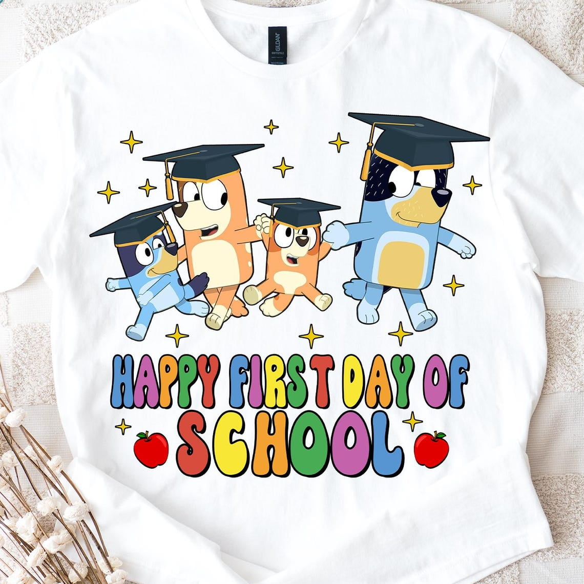 Bluey Happy First Days Of School Bluey Family, Bluey Back To School ...