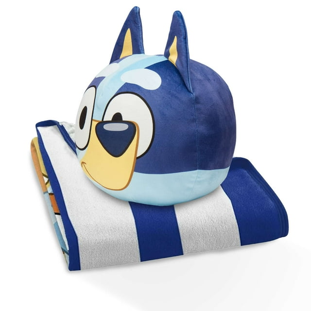 Bluey, Happy Hugs Character Cloud Pillow & Silk Touch Sherpa Throw ...