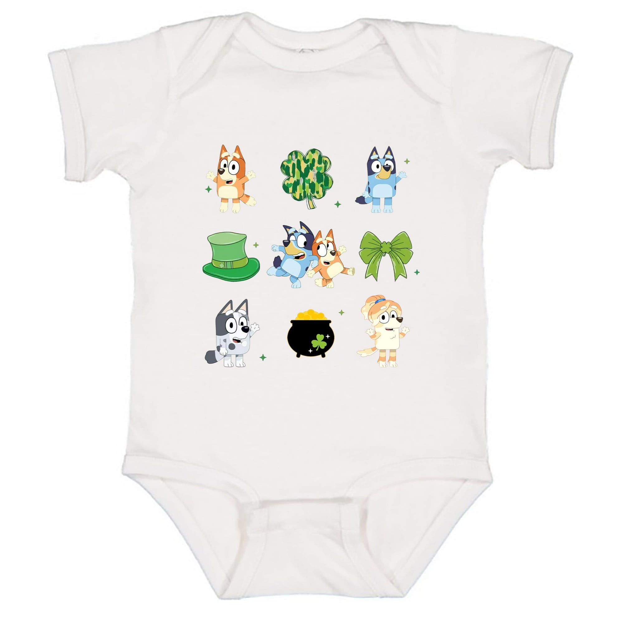 Bluey Happy St. Patrick's Day, Bluey Coquette Bow, Cute Bluey Heeler ...