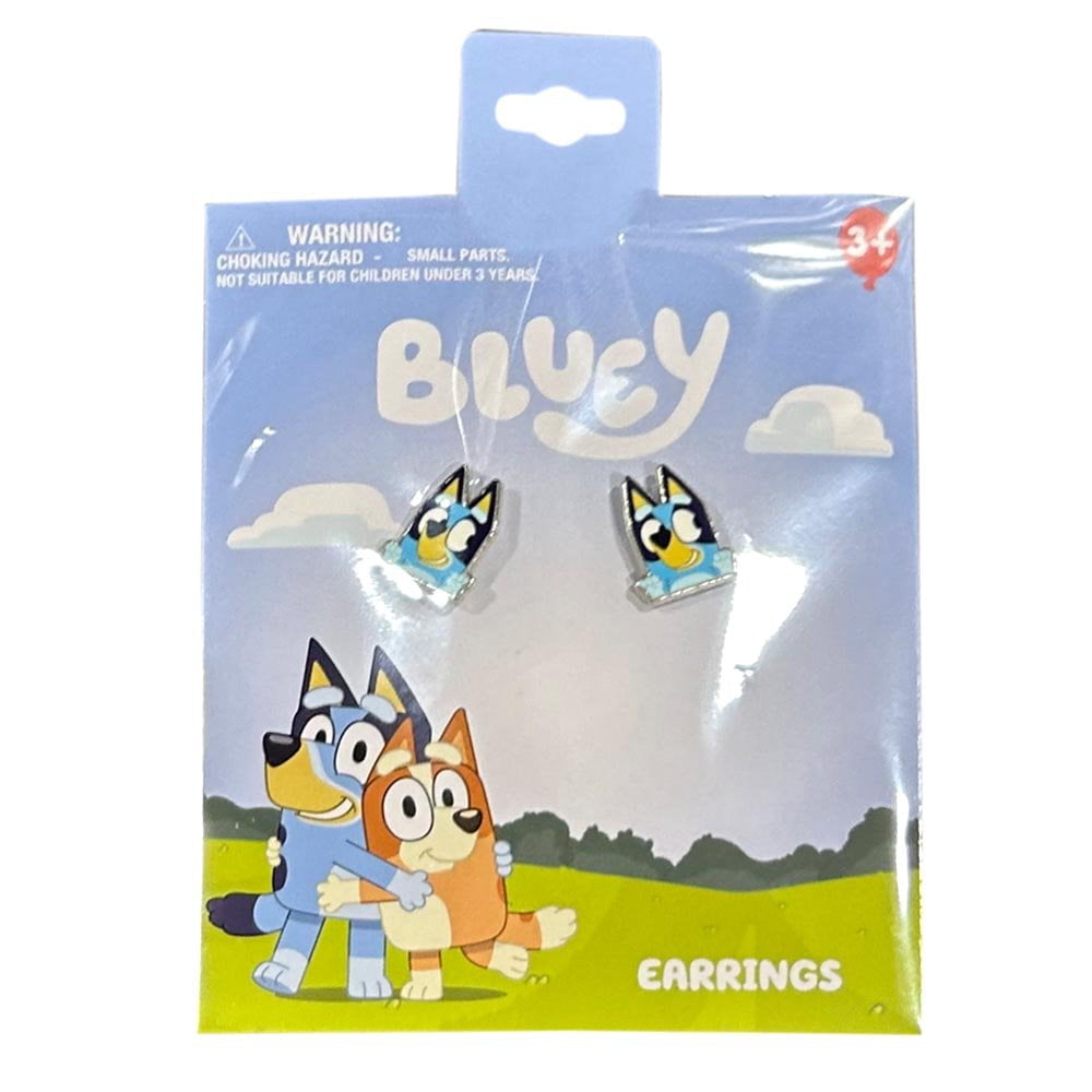 Bluey Head Shaped Metal Earrings on Card - Walmart.com