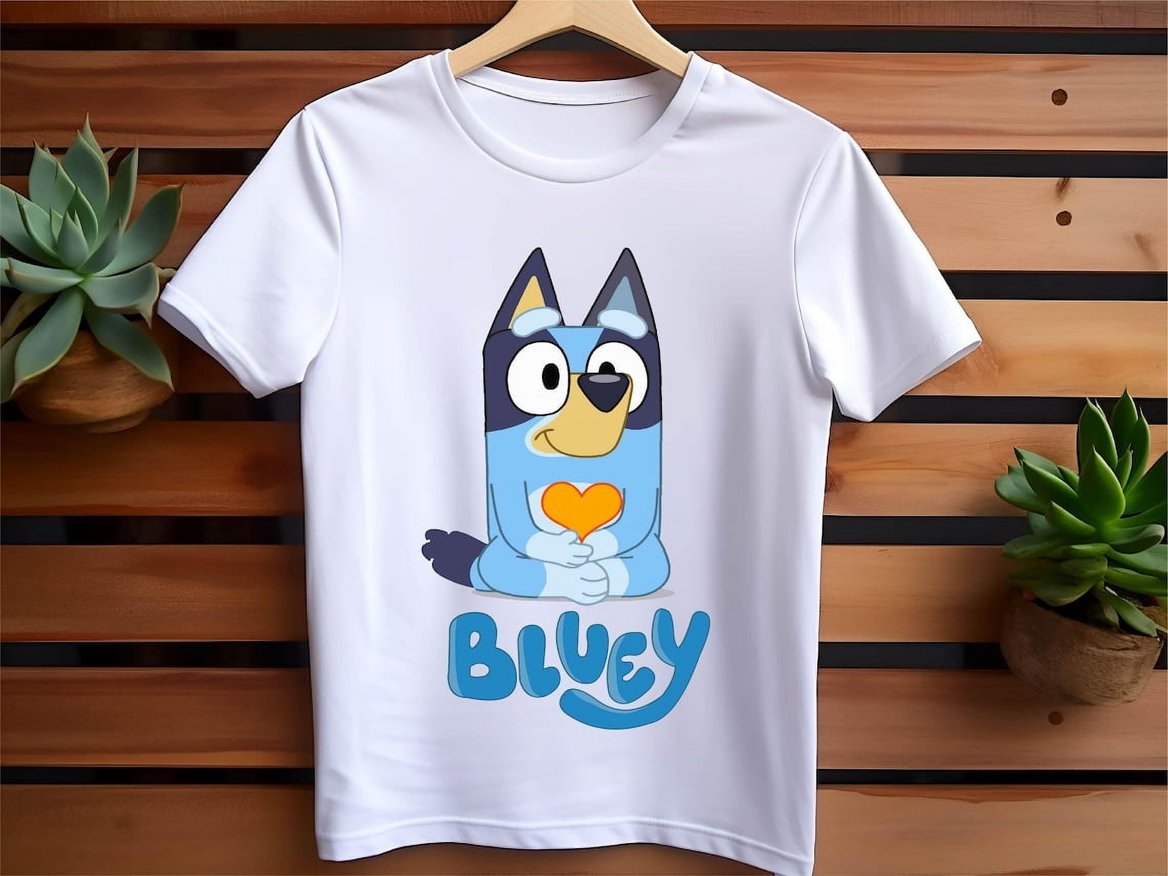 Bluey Heart Valentine, Positive Message Design, Fun Cartoon Theme ...