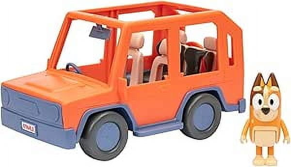 Bluey Heeler Family Road Trip 4WD Car Play Vehicle, Includes Chilli ...