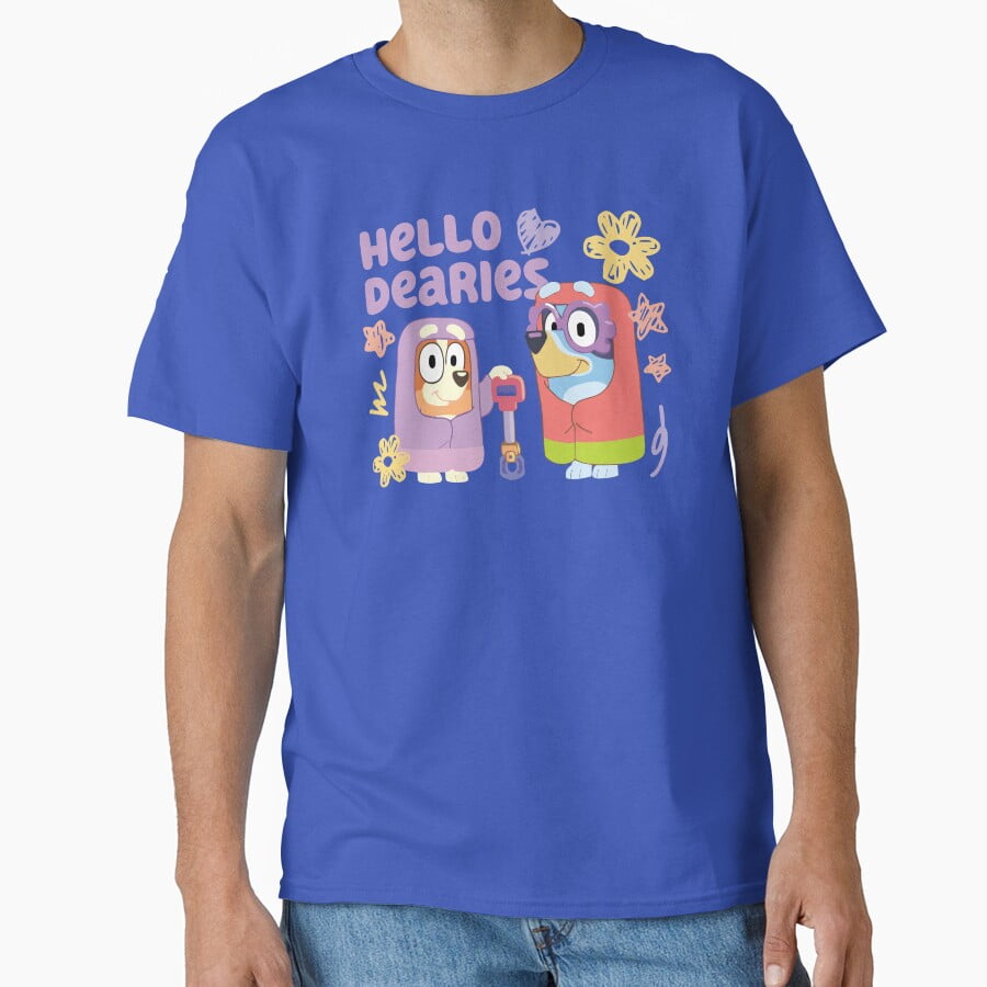Bluey Hello Dearies Classic T-Shirt - Walmart.com