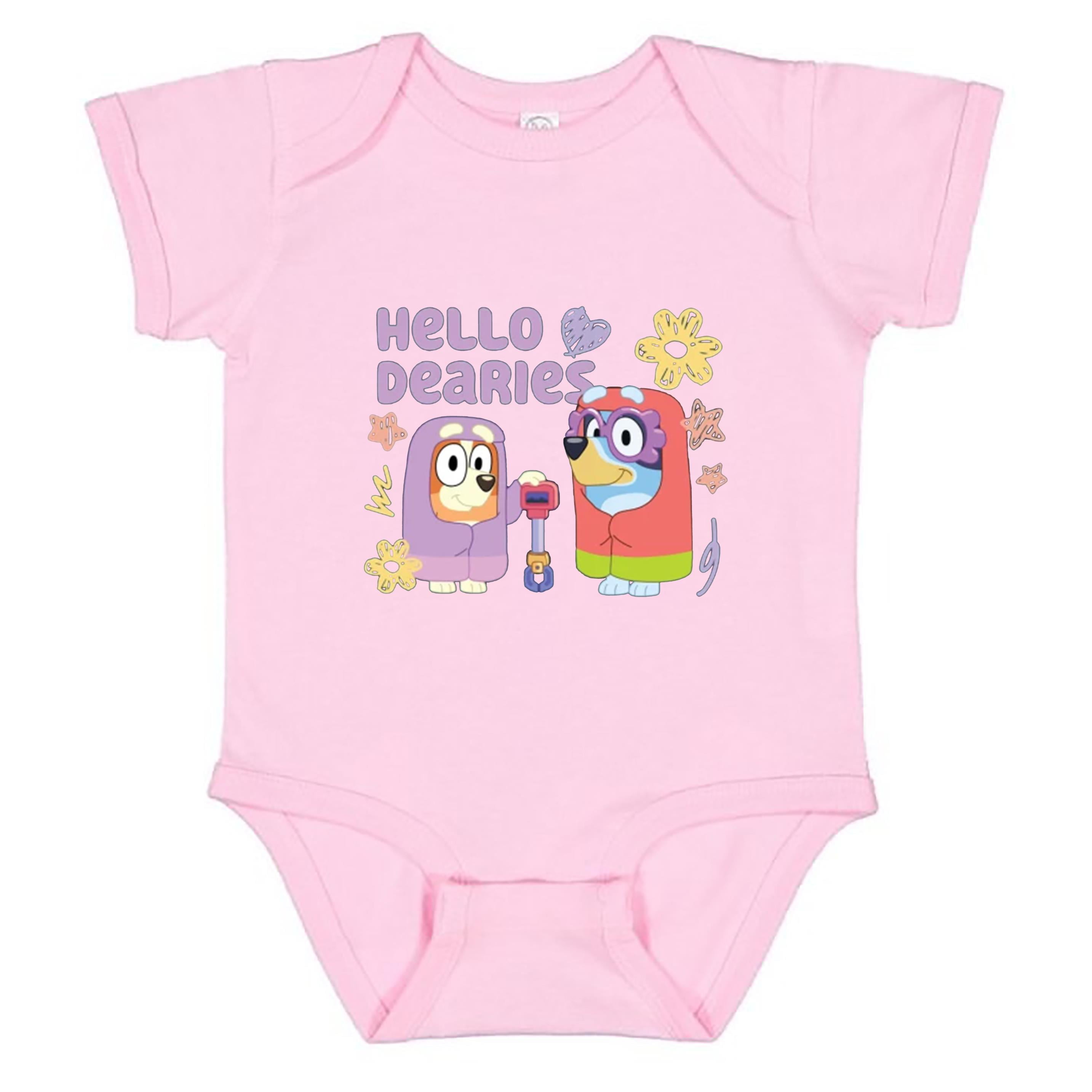 Bluey Hello Dearis, Cute Cartoon Dog, Fun Playful Expression Baby ...