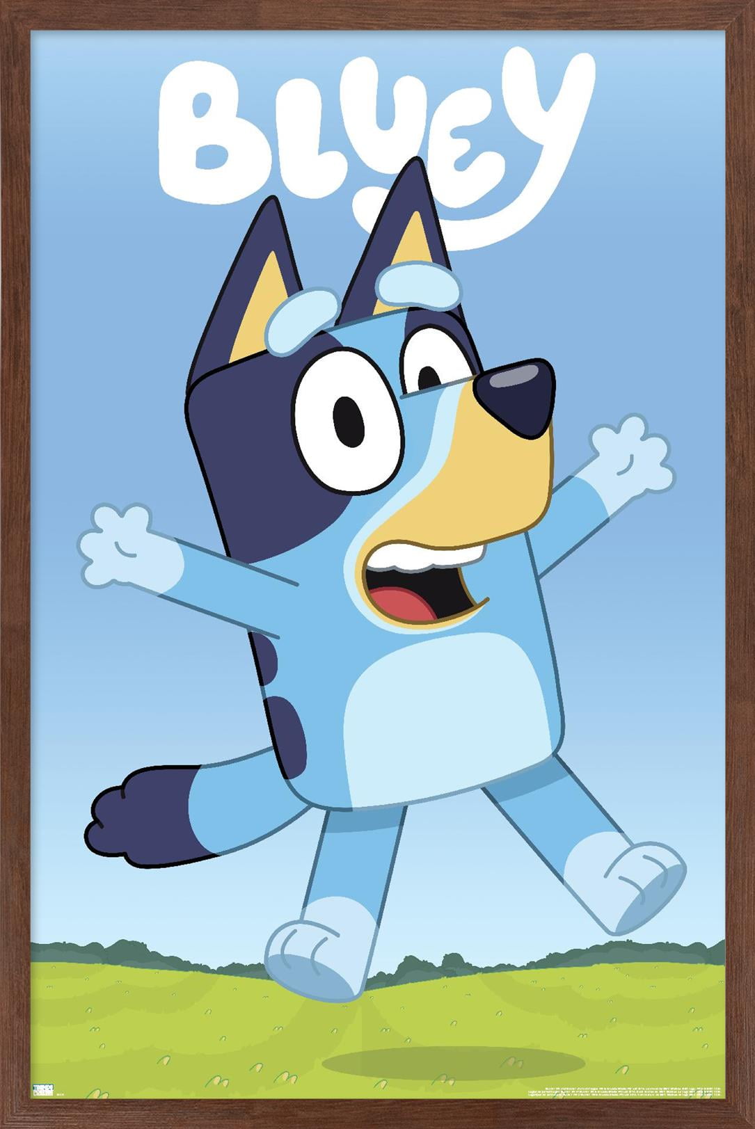 Bluey - Hey Wall Poster, 22.375" x 34" Framed - Walmart.com