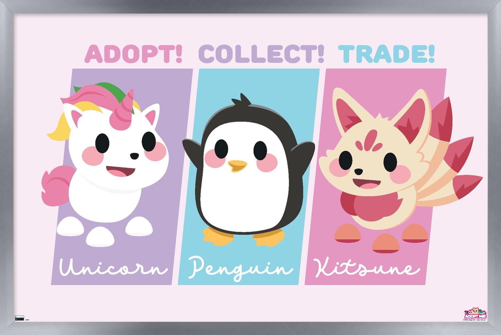 Adopt Me! - Adopt, Collect, Trade Wall Poster, 22.375" x 34" Framed ...