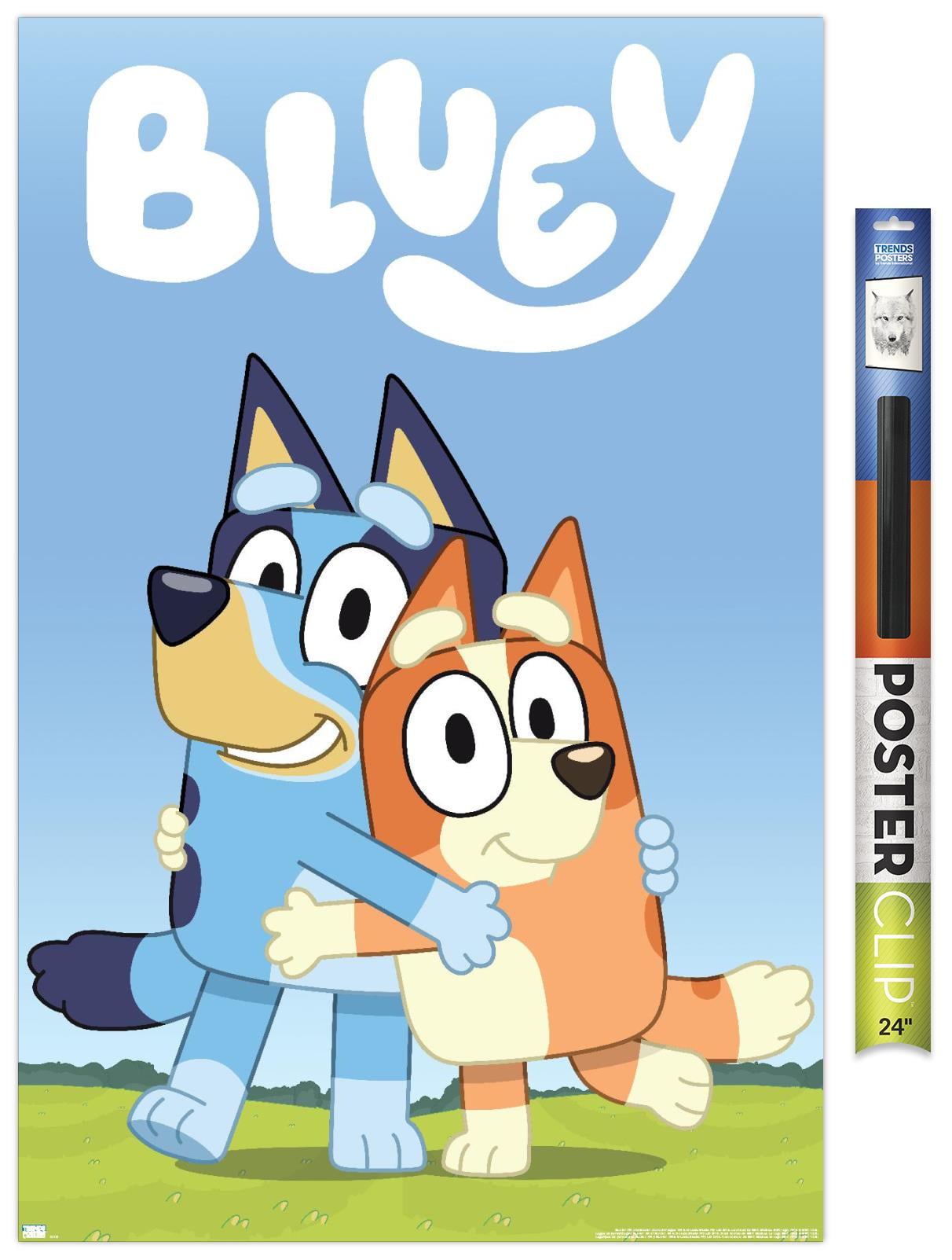 Bluey - Hug Wall Poster, 22.375" x 34" - Walmart.com