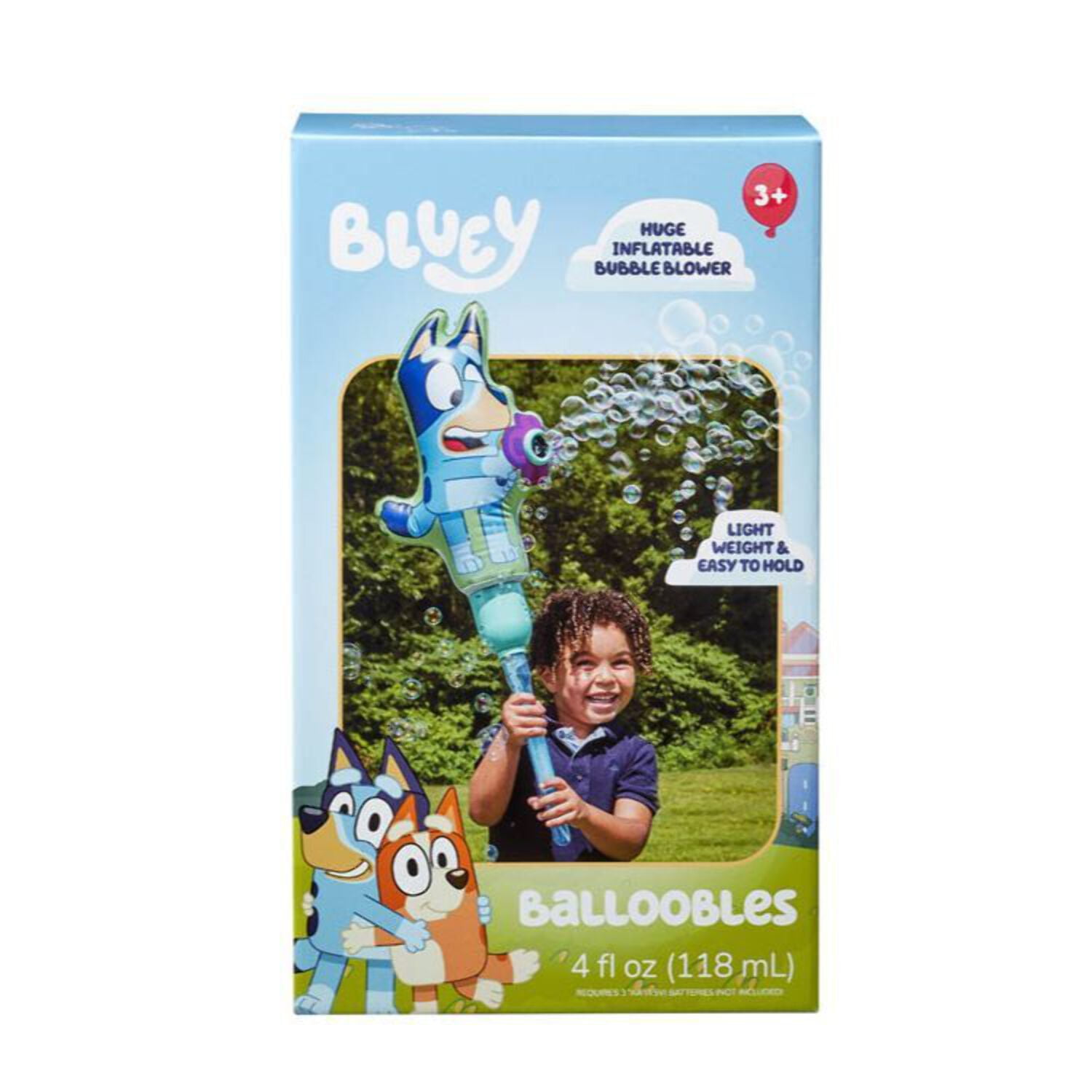 Bluey Huge Inflatable Bubble Machine - Balloon and Bubble Blower ...