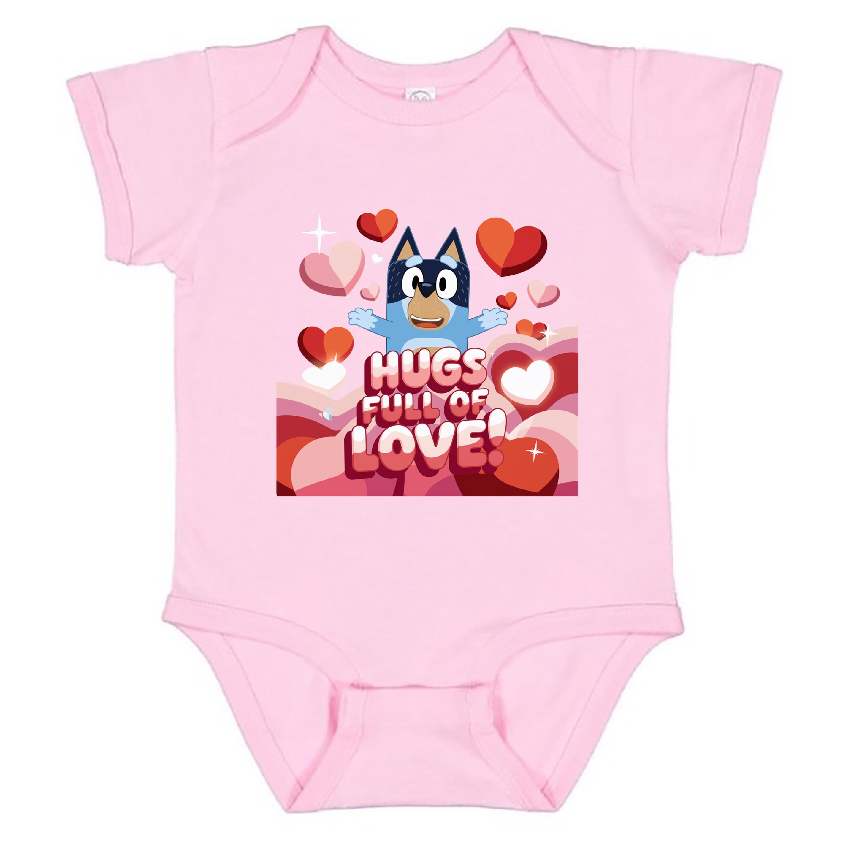 Bluey Hugs Full of Love, Cute Cartoon Dog, Sweet Playful Theme Baby ...