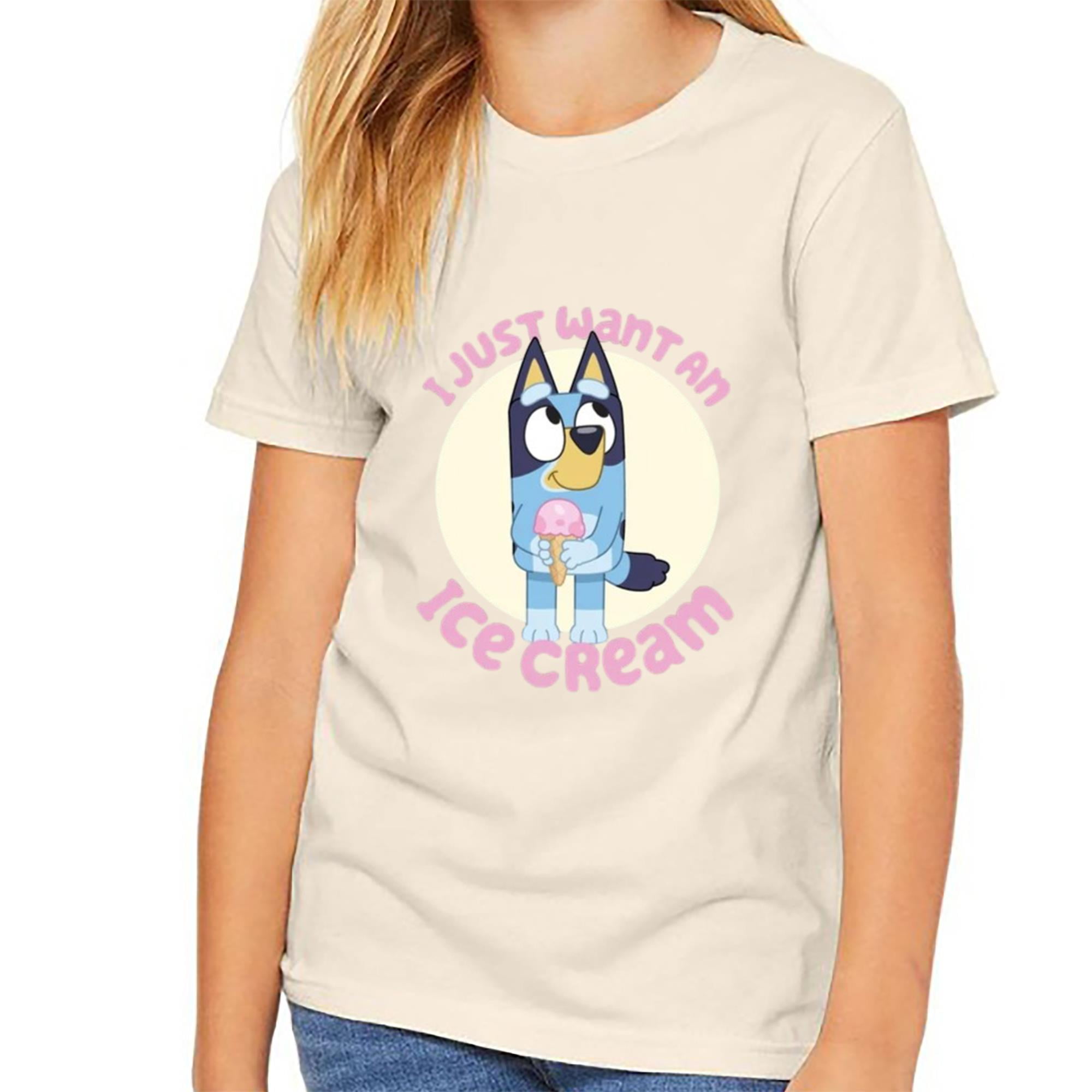 Bluey “I Just Want An Ice Cream” Cartoon Scene, Fun Design For Sweet ...