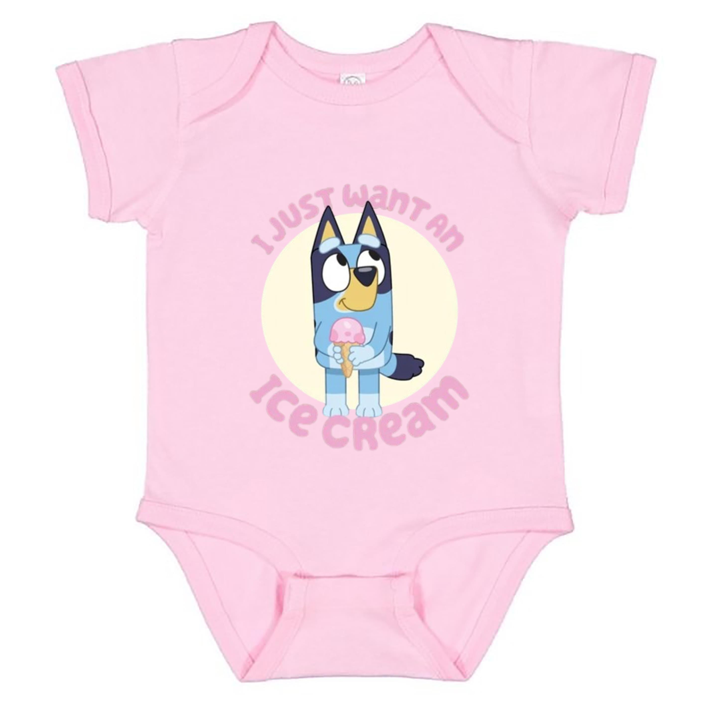 Bluey I Just Want an Ice Cream, Sweet Cartoon Dog, Fun Summer Theme ...