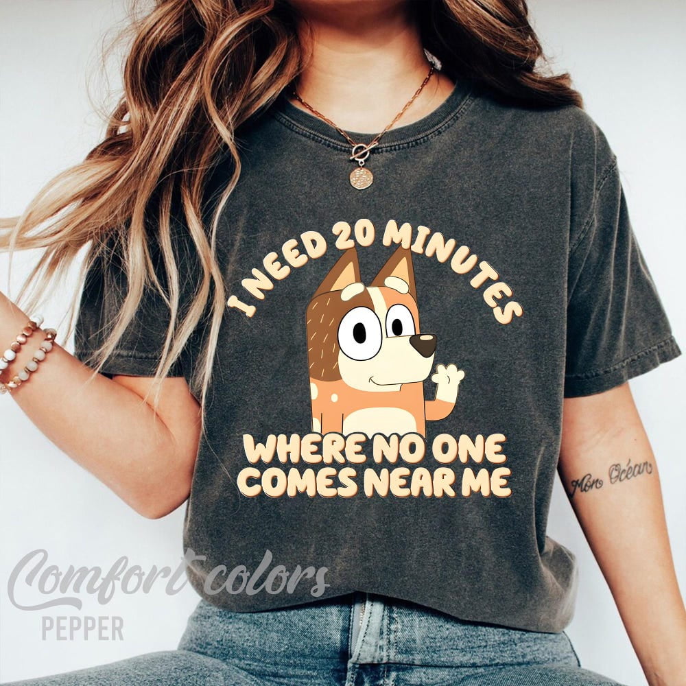 Bluey I Need 20 Minutes Shirt, Bluey Mom Shirt, Birthday Shirt, Bluey ...