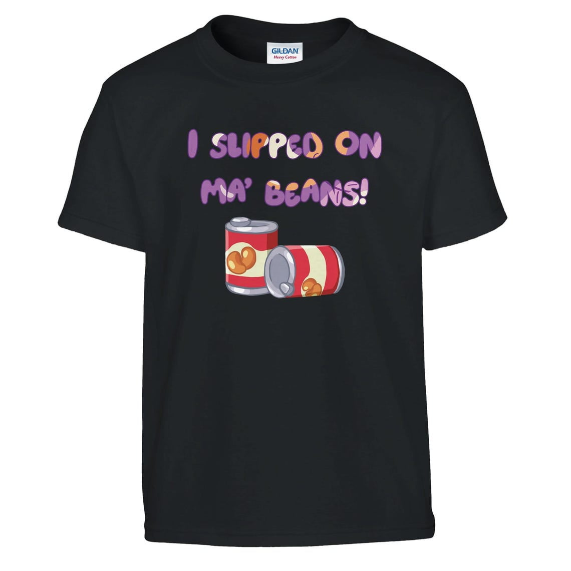 Bluey I Slipped On Ma Beans T-Shirt, Funny Quote Design, Unisex S-5Xl ...