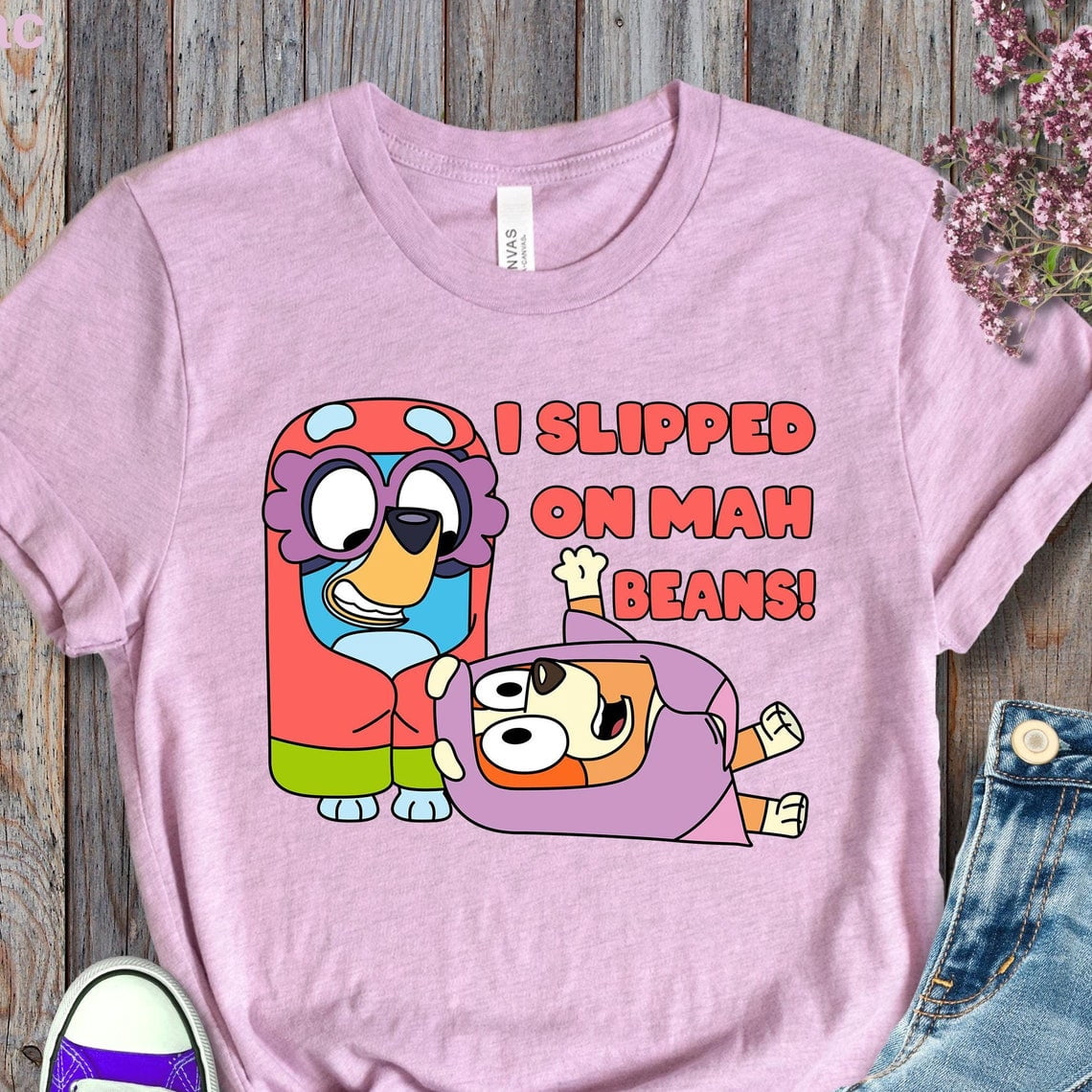 Bluey I Slipped On Mah Beans Shirt, Bluey Grannies T-Shirt, Bluey ...