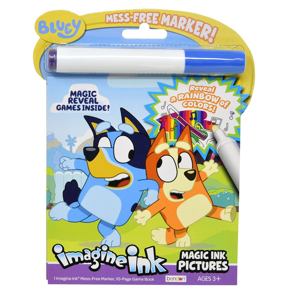 Bluey Imagine Ink Magic Ink Pictures - Walmart.com