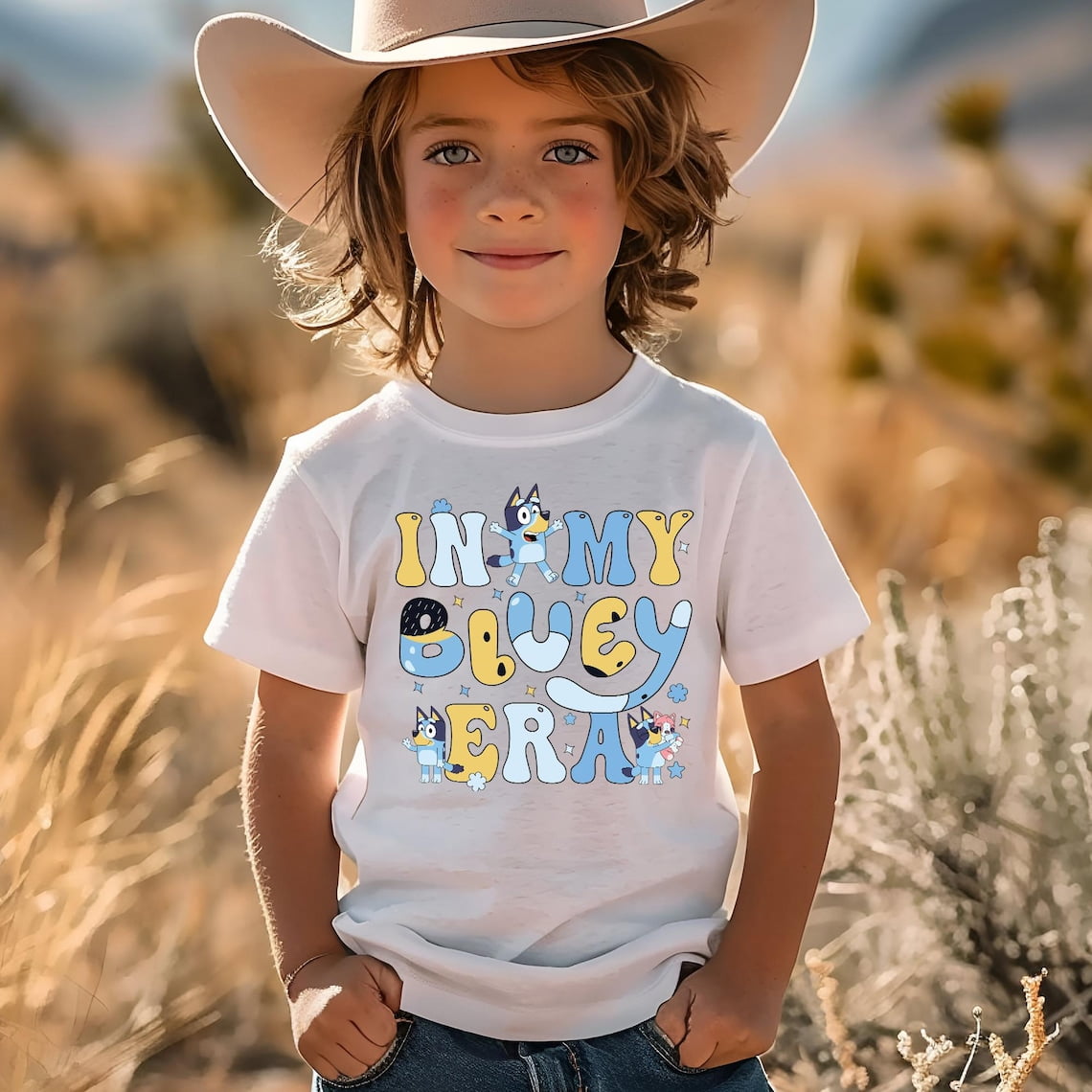 Bluey In My Bluey Era, Fun Theme Birthday Shirt, Bluey Fan Gift, Bella Canvas Toddler Shirt ...