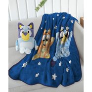 "BBC Bluey Again Soft Microfiber Kids Throw Blanket with Bingo Print ...