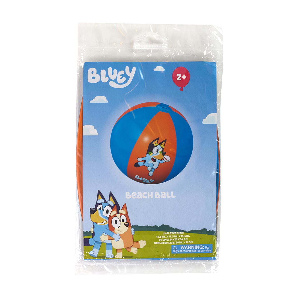Bluey Inflatable Beach Ball, 1 ct - Walmart.com