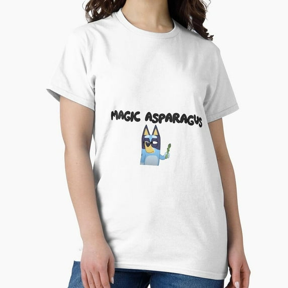 Bluey Inspired "Magic Asparagus" Design Classic T-Shirt - Walmart.com