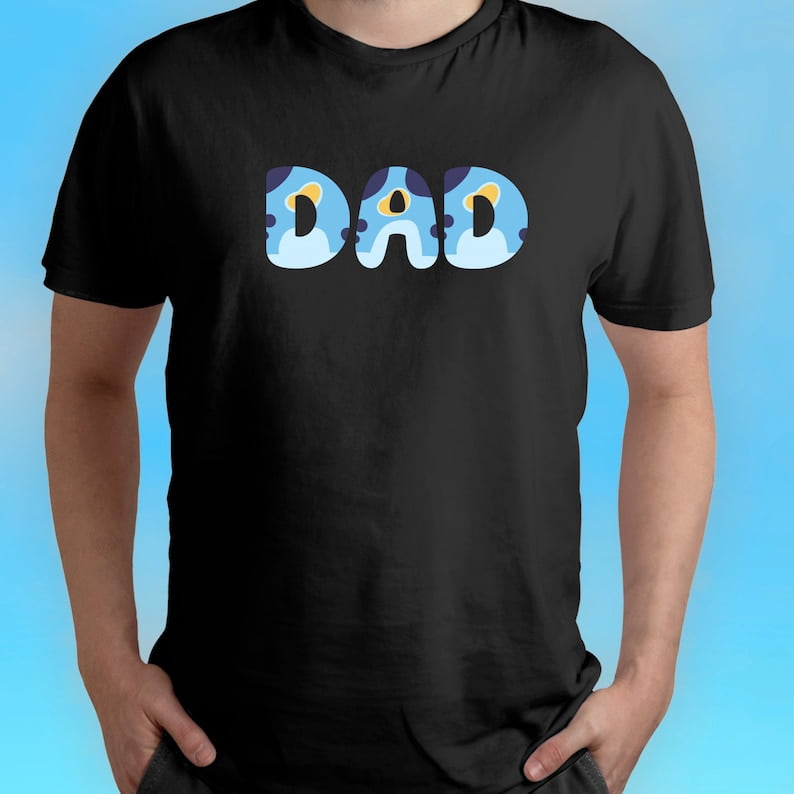 Bluey Inspired Mum and Dad Printed Gift For Him, Best Daddy, Father's ...