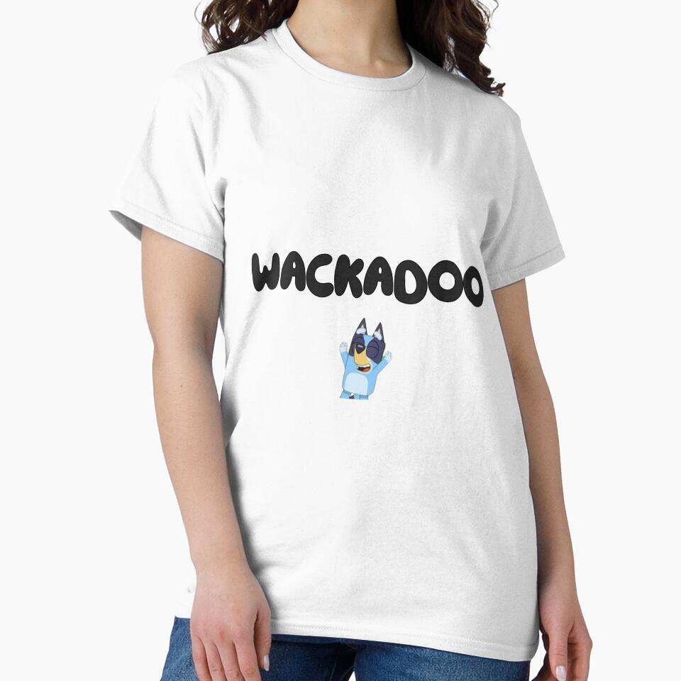 Bluey Inspired "Wackadoo" Design Classic T-Shirt - Walmart.com