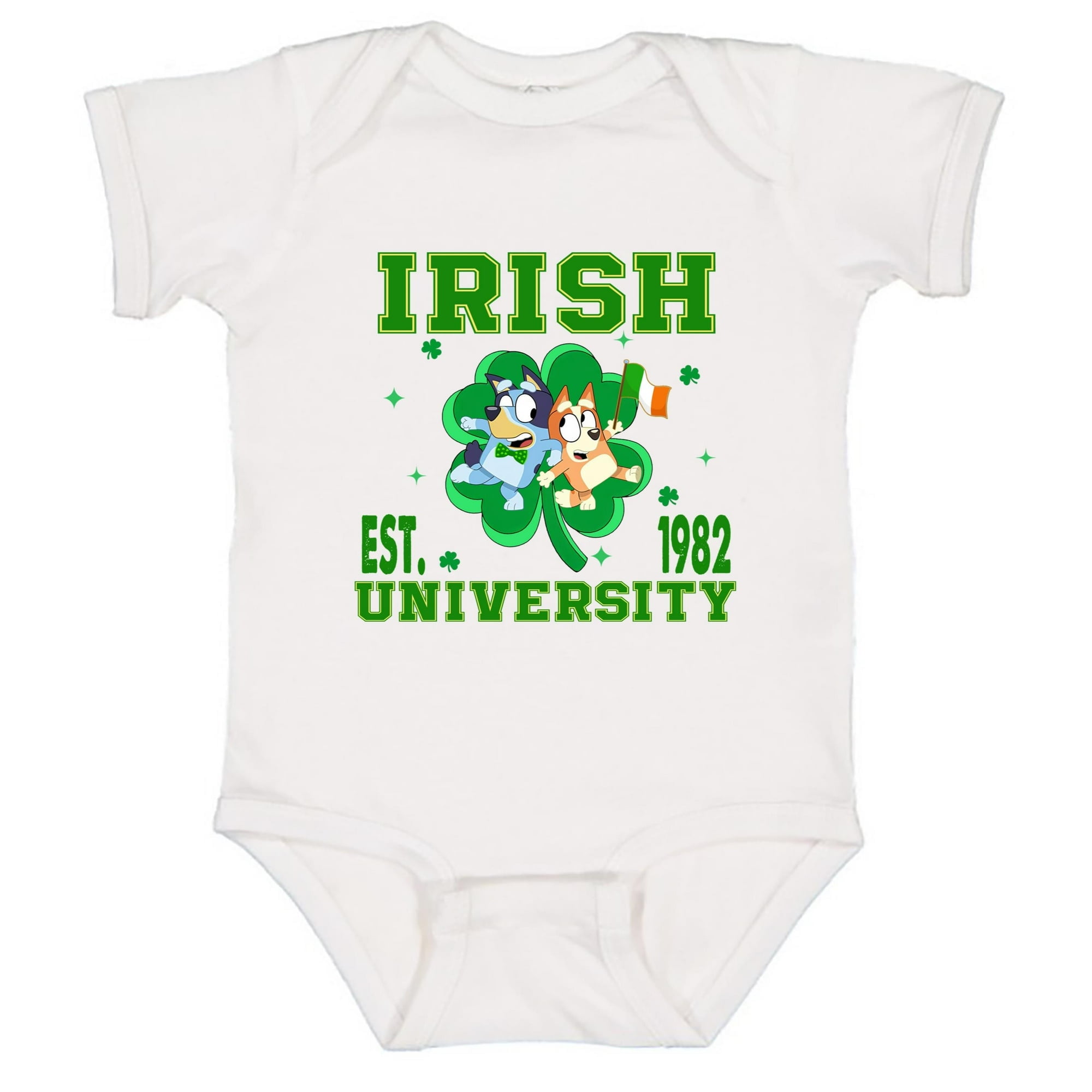 Bluey Irish University Est 1982, Bluey Happy St. Patrick's Day, Four ...