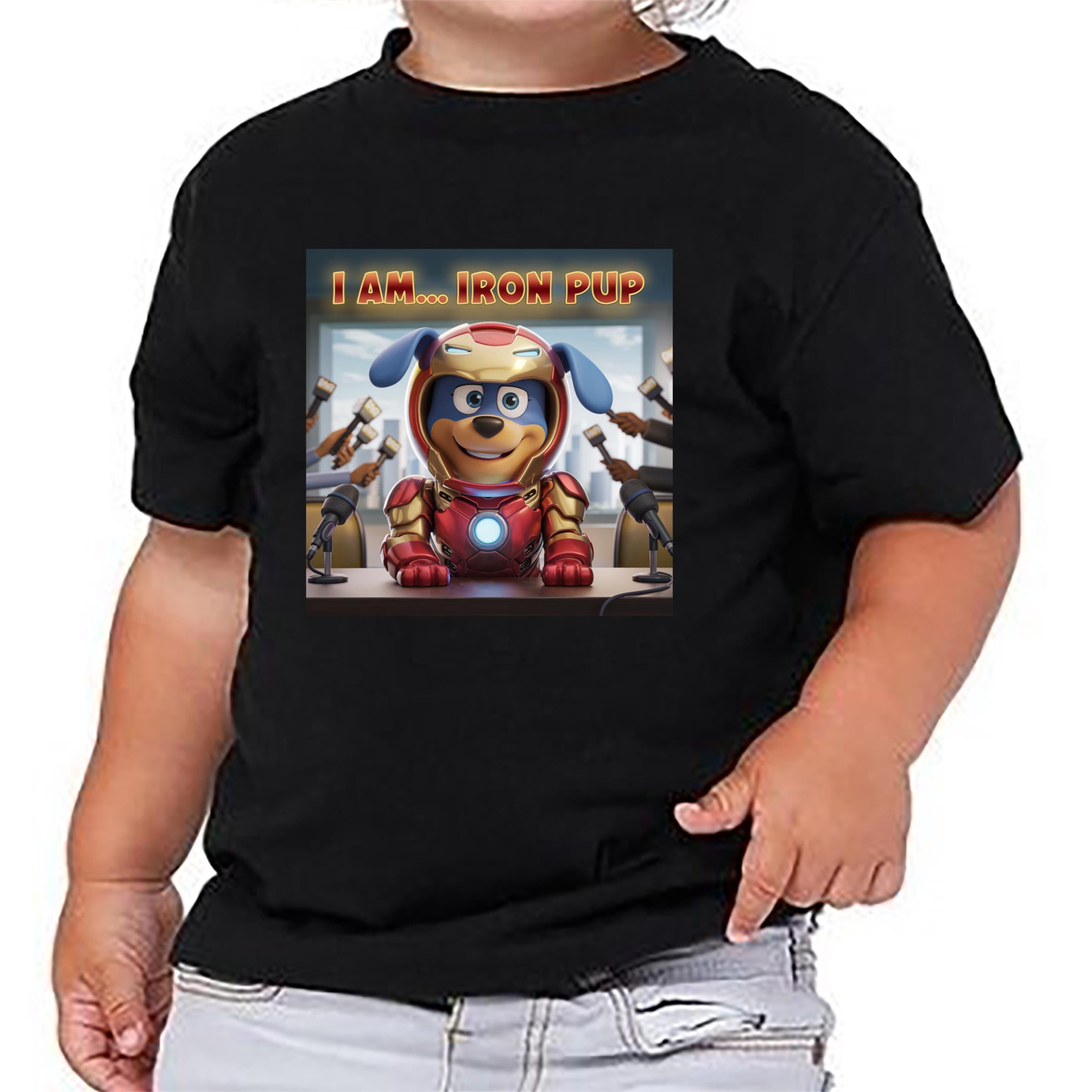 Bluey Iron Pup 2, Heroic Cartoon Dog Design, Bella Canvas Toddler Shirt ...