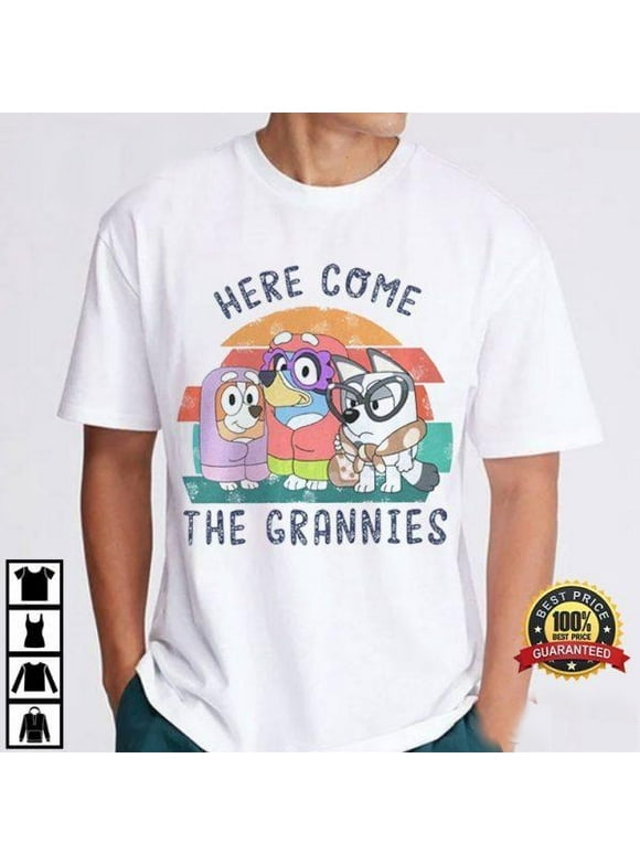 Bluey Janet And Rita Bluey Here Come The Grannies T-Shirt - Walmart.com