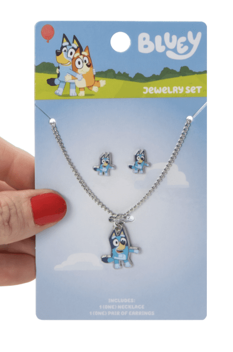 Bluey & Friends Necklace and Earring Set Bluey - Walmart.com