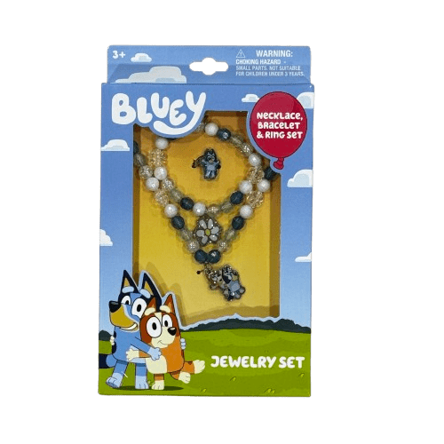 Bluey Jewelry Set (necklace ,bracelet & ring ) - Walmart.com