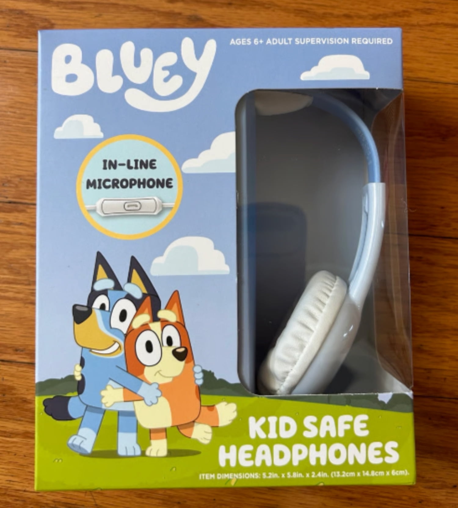 Bluey Kid-Safe Headphones with Mic - Walmart.com