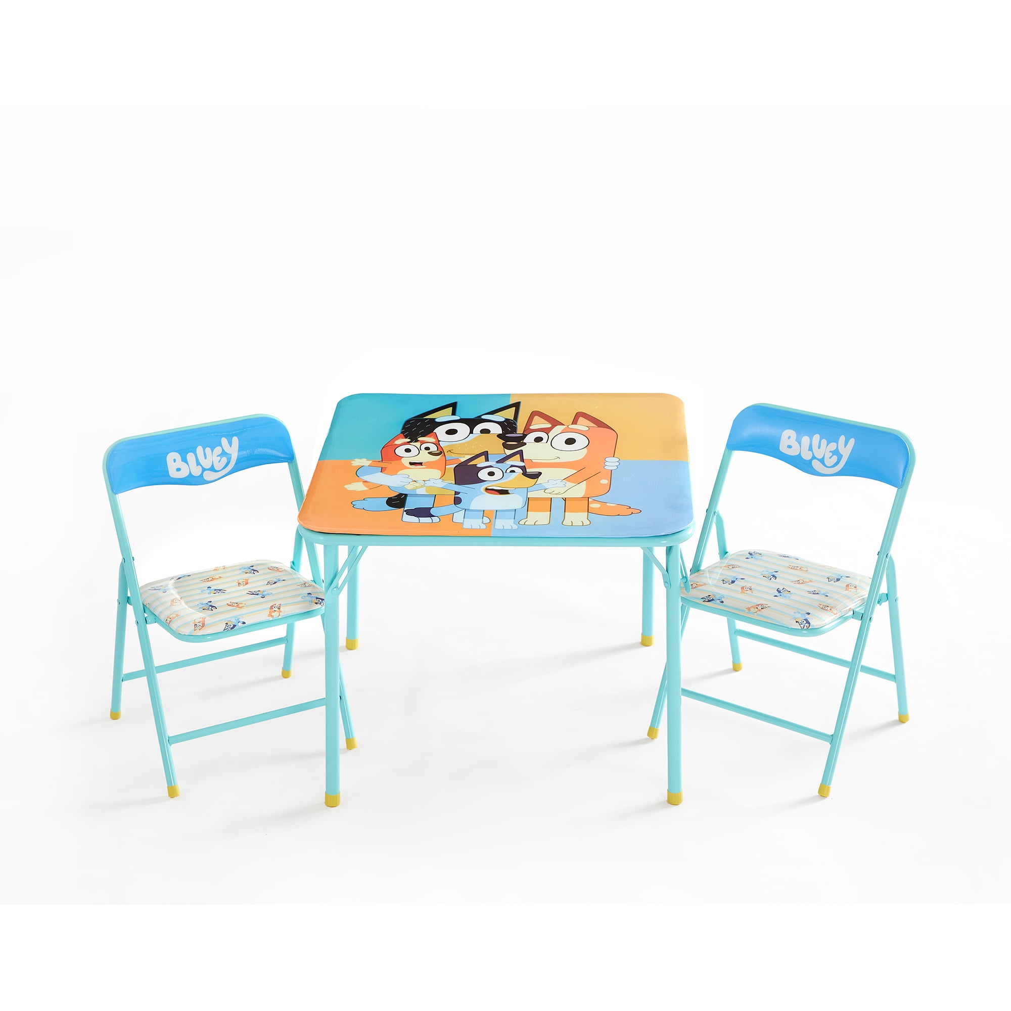 Bluey Kids 3 Piece Blue Table And Chair Set - Walmart.com
