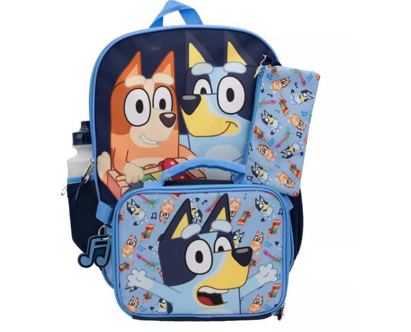 Bluey Kids' 5pc 16" Backpack Set with Lunch Bag - Walmart.com