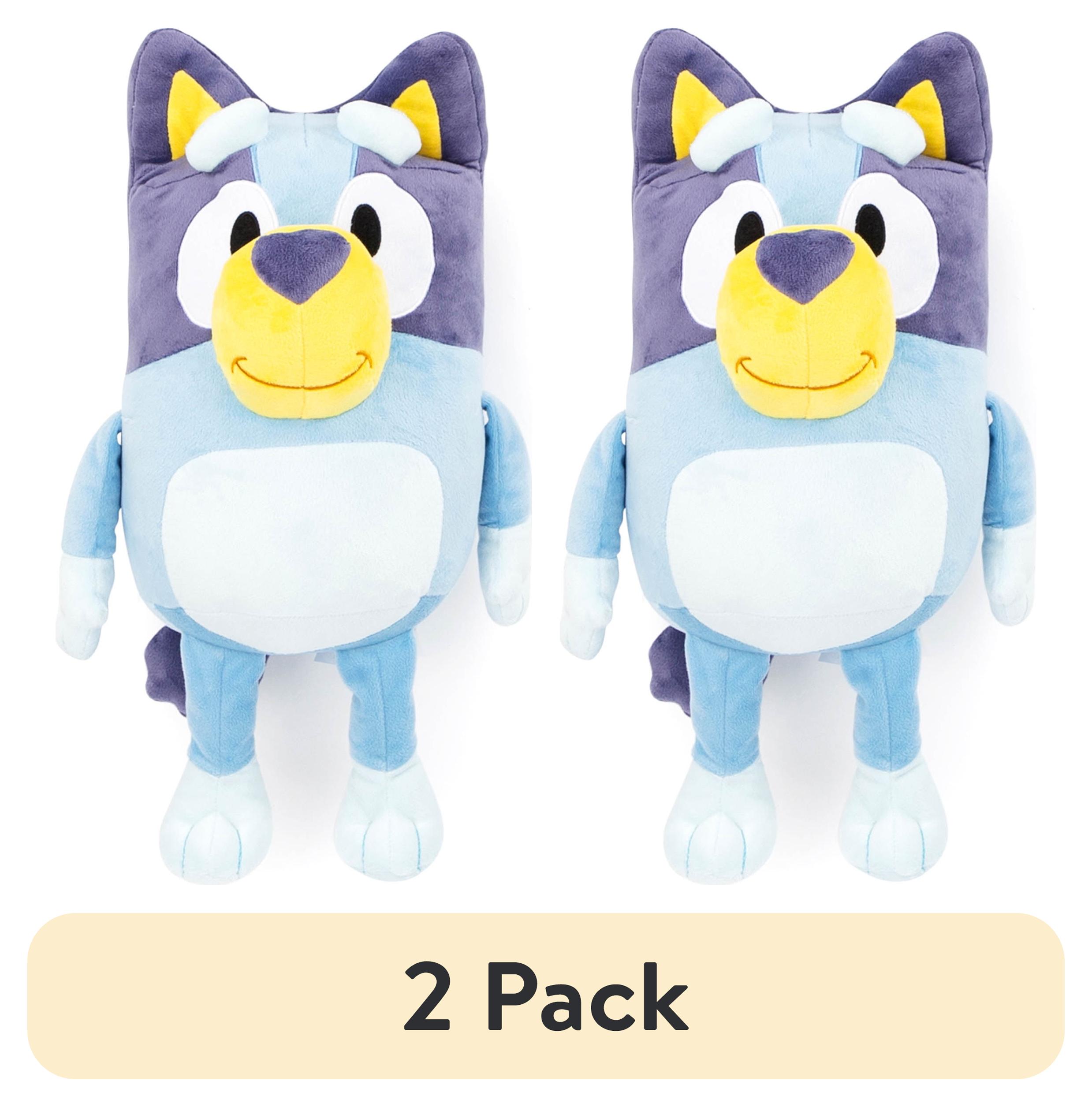 (2 pack) Bluey Kids Bedding Plush 17" Cuddle and Decorative Pillow ...