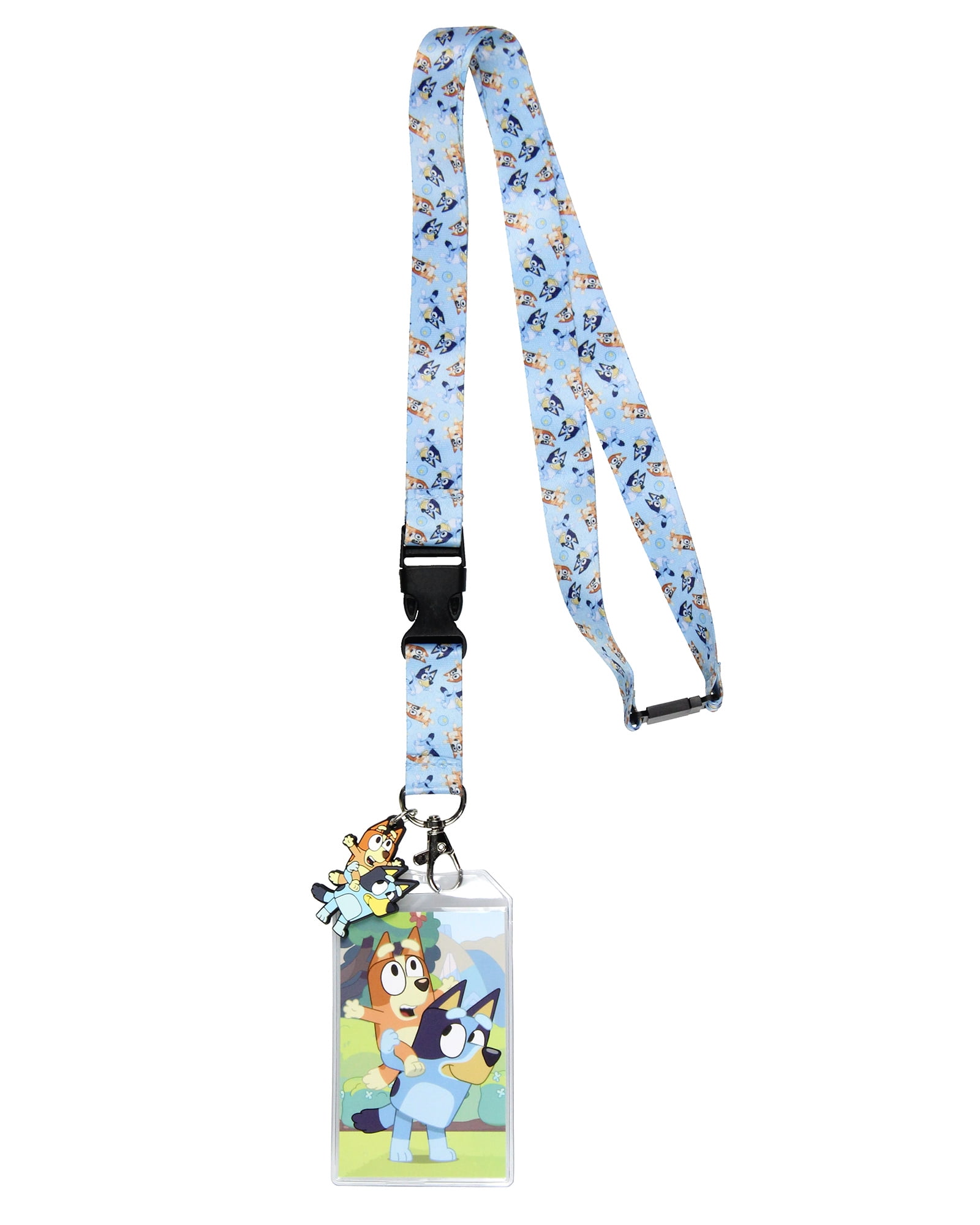 Bluey Lanyard Badge Holder Character Design Strap With Card and 2 ...