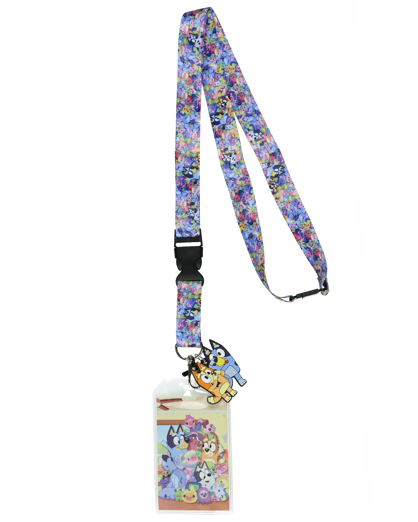 Bluey Lanyard Bingo Treasured Toys Plush Friends Breakaway ID Badge ...