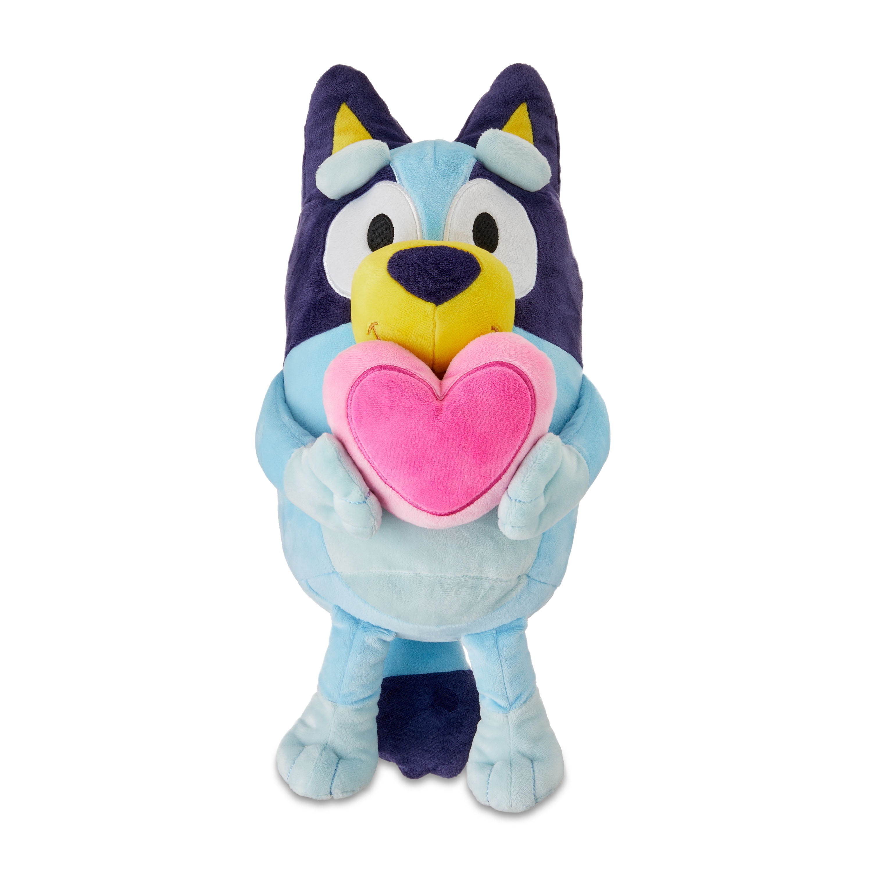 Bluey Large Plush, 17 inches, with Heart, by Ruz - Walmart.com
