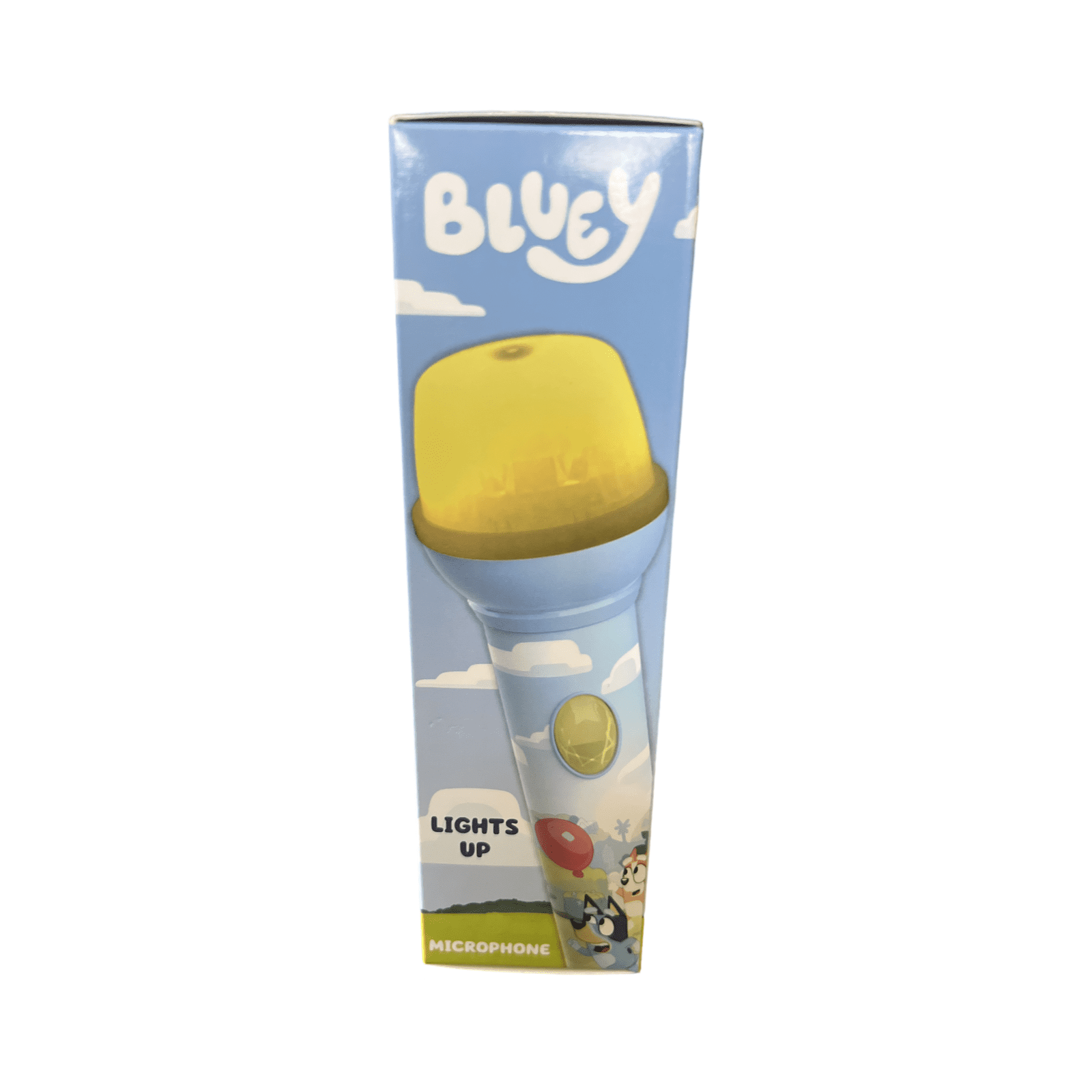 Bluey Lights UP Microphone Yellow Top - Walmart.com